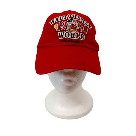 Disney | Accessories | Walt Disney World 971 Authentic Red Cap | Poshmark